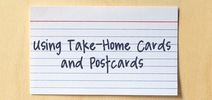 Using Take-Home Cards and Postcards - Kids Ministry - Dedicated to ...