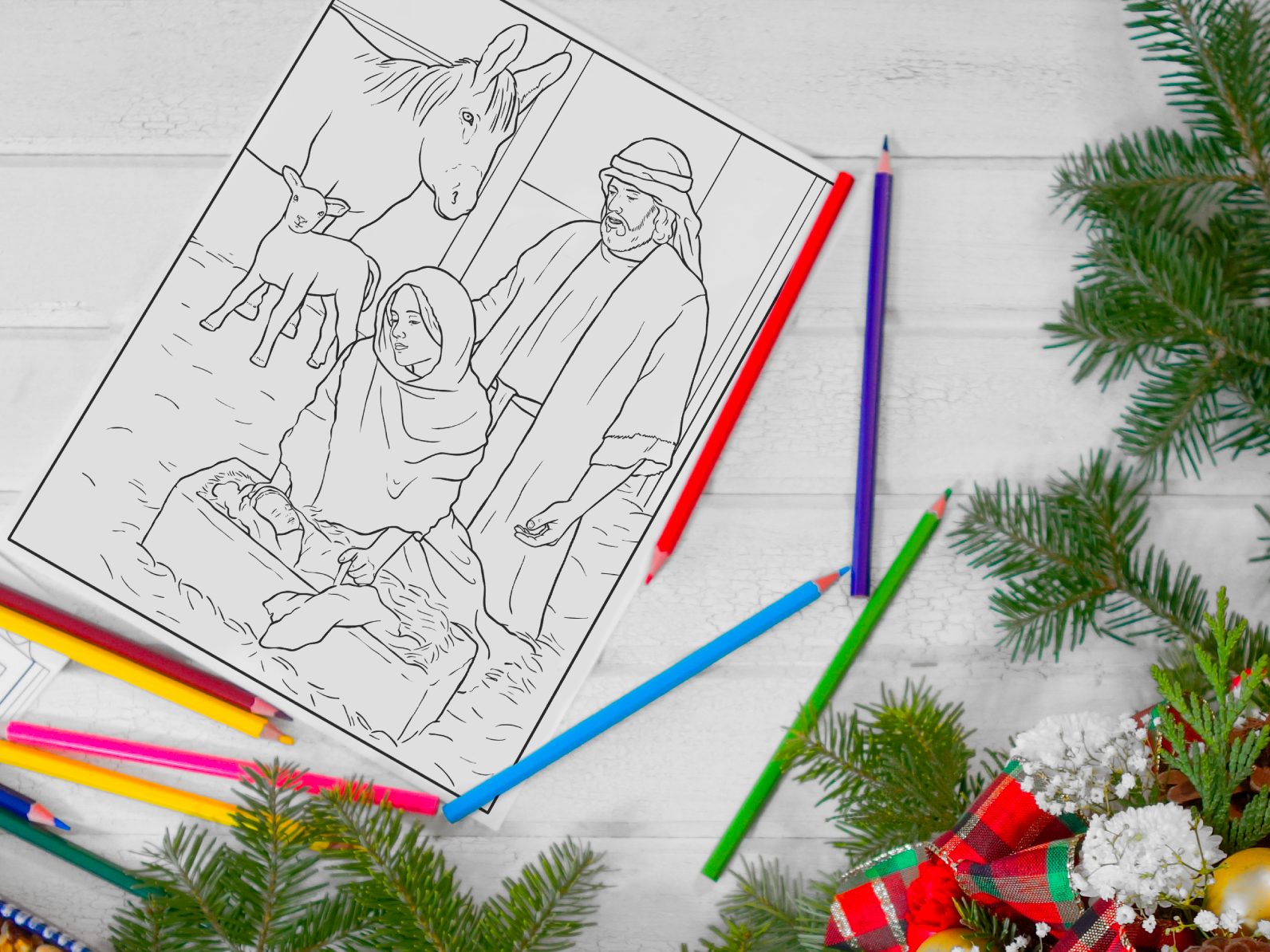 Fun Friday: Christmas Coloring Page - Kids Ministry - Dedicated to ...