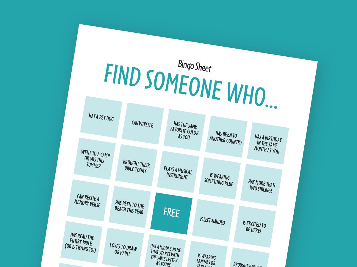 Fun Friday: Getting to Know You Activity